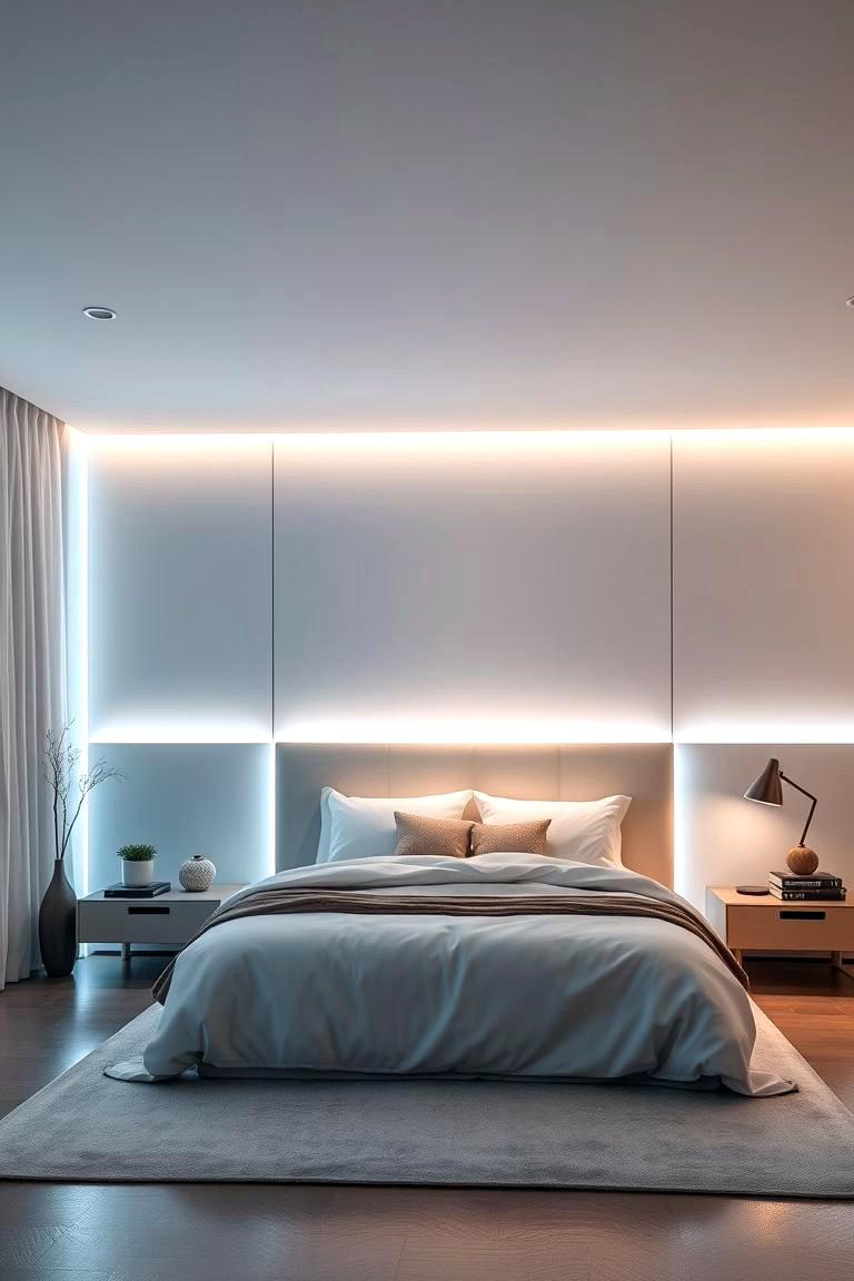30 Aesthetic Room Ideas With LED Lights for Vibes