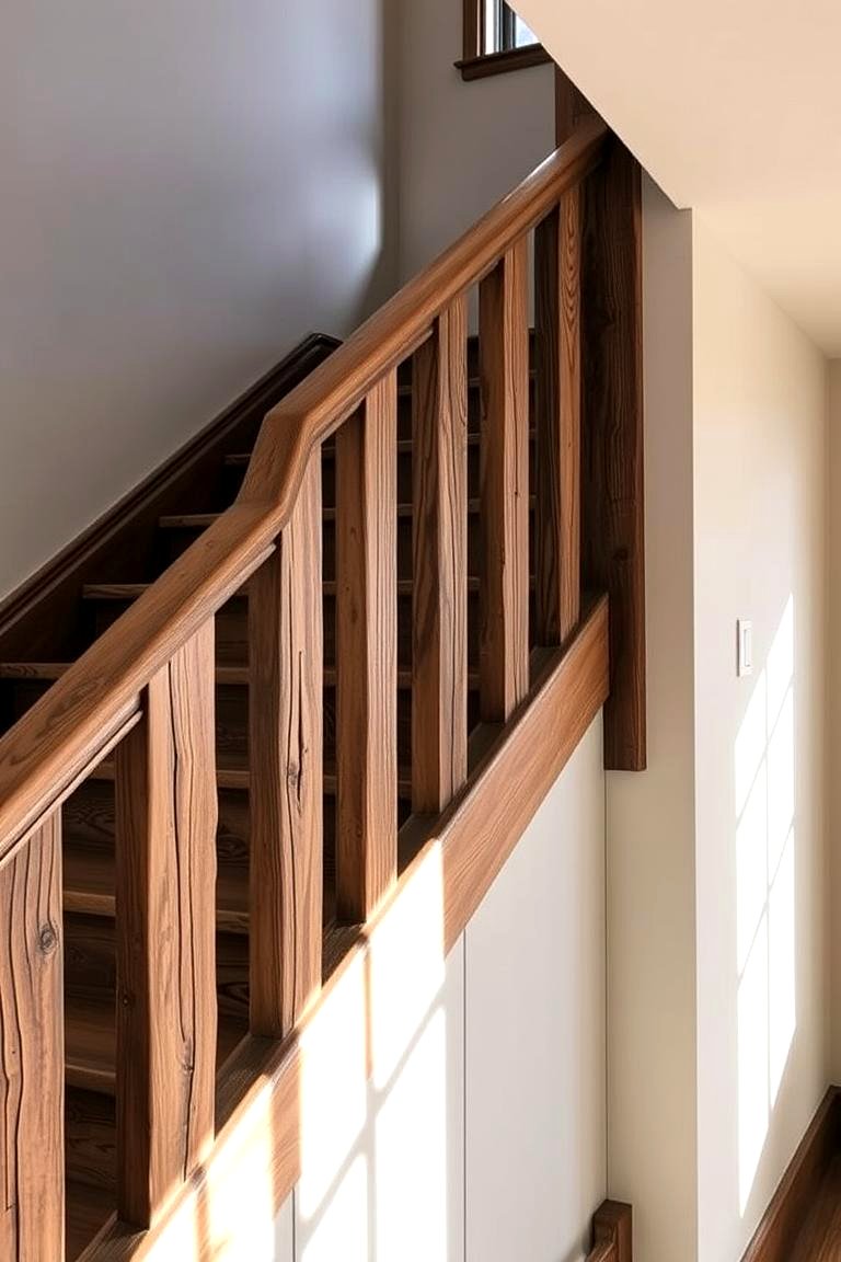30 Wood Stair Railing Ideas for Warm Architectural Detail