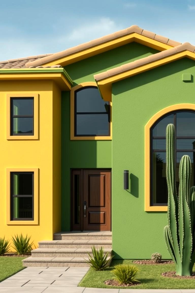 30 Green Exterior Paint Colors for Curb Appeal