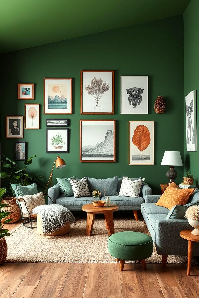 30 Forest Green Living Room Ideas for Nature-Inspired Interiors