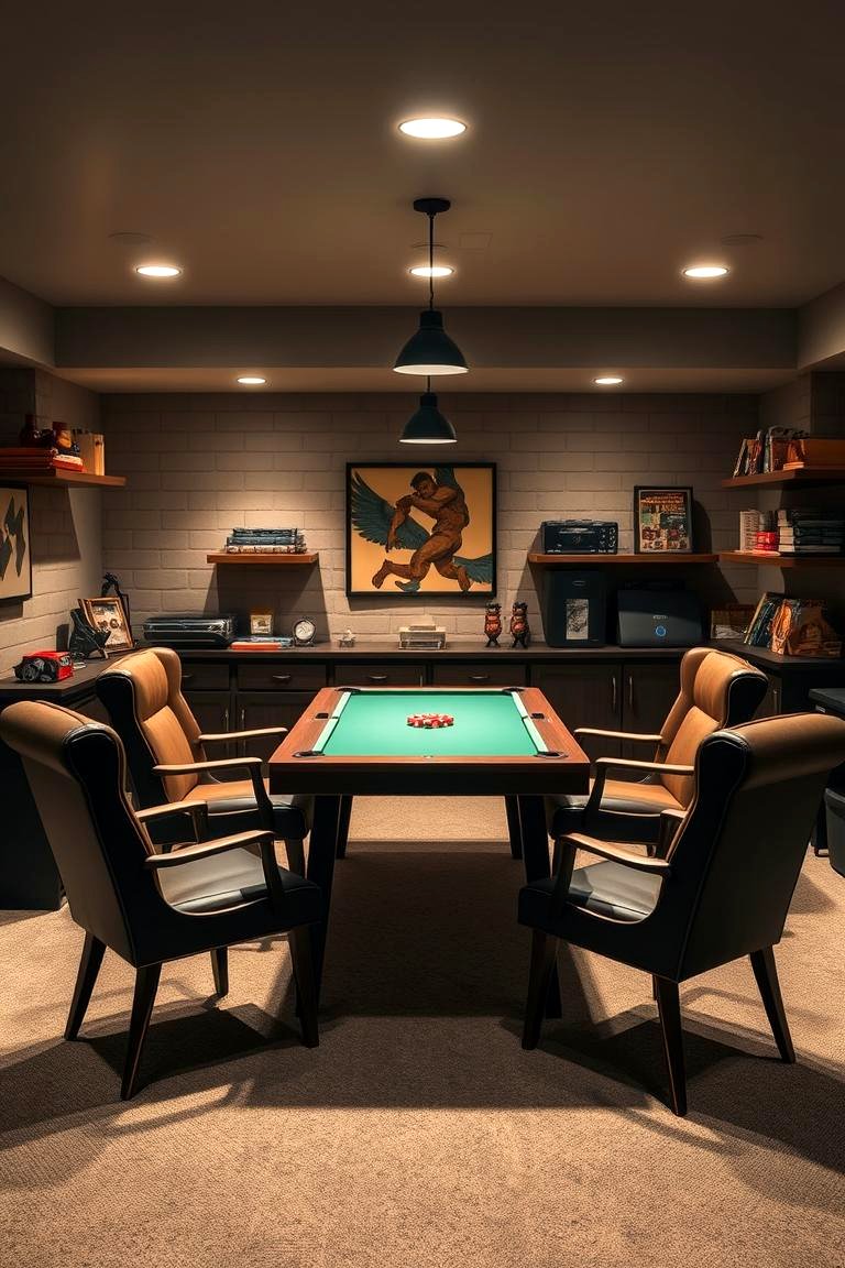 30 Fun Basement Game Room Ideas for Family Entertainment