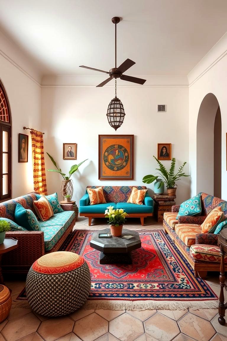 30 Moroccan Living Room Ideas for Exotic Elegance