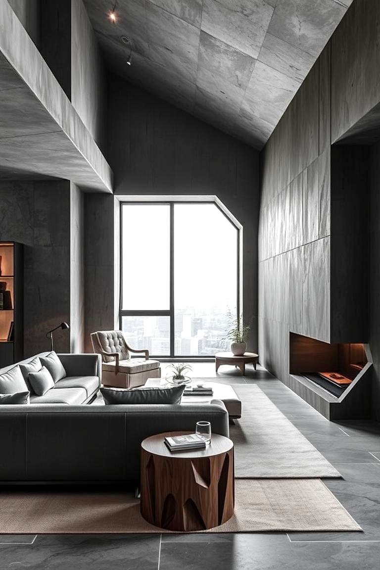 30 Bold Brutalist Interior Design Concepts for Modern Spaces