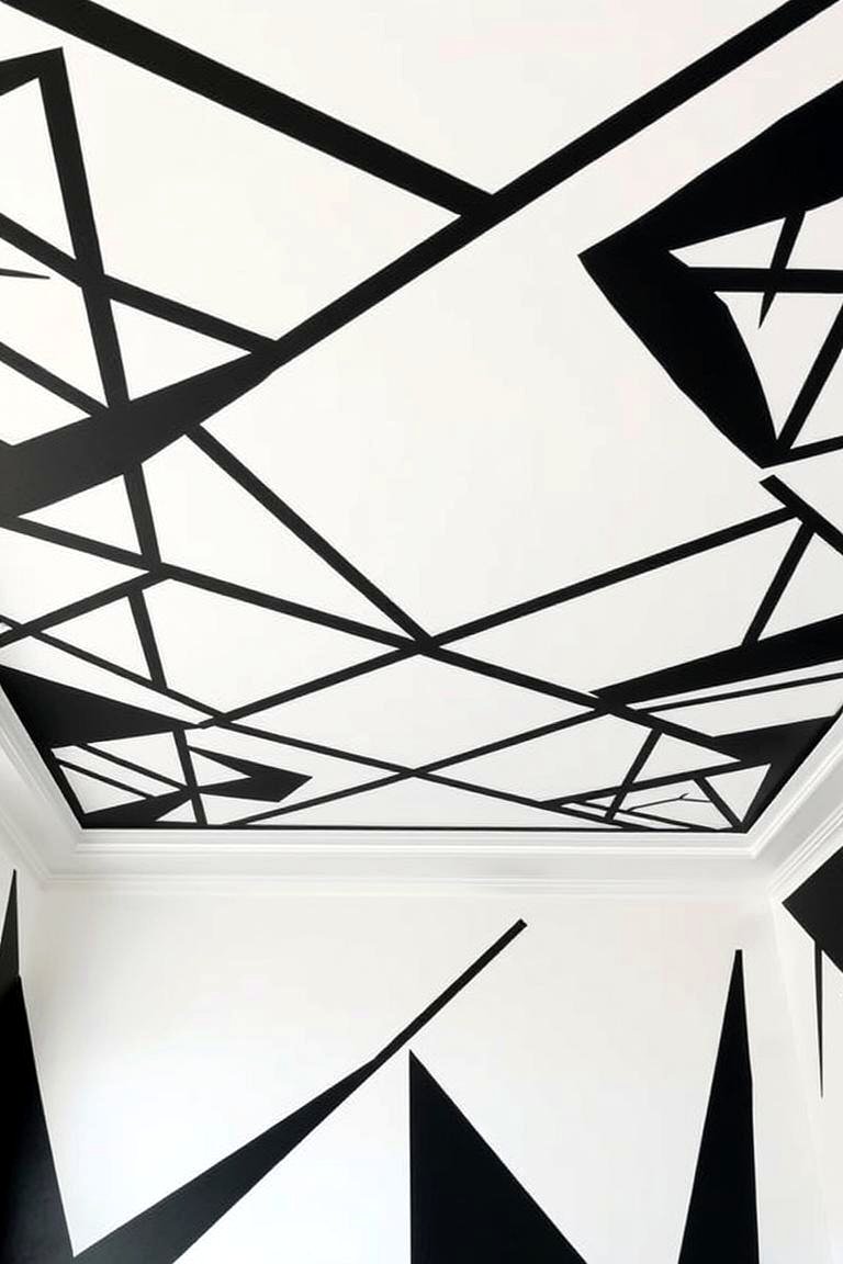 30 Modern Black Ceiling Design Ideas for Dramatic Interiors