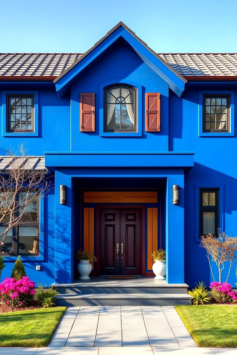 30 Serene Blue Exterior House Colors to Boost Curb Appeal