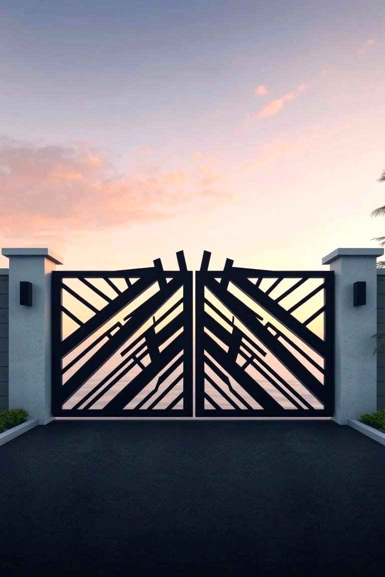 30 Stylish Driveway Gate Ideas for Curb Appeal