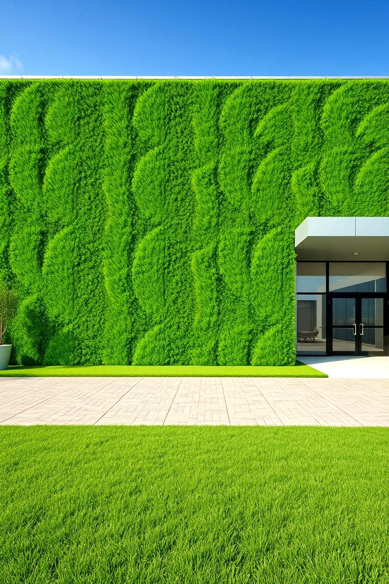 30 Artificial Grass Wall Design Ideas for Urban Oasis