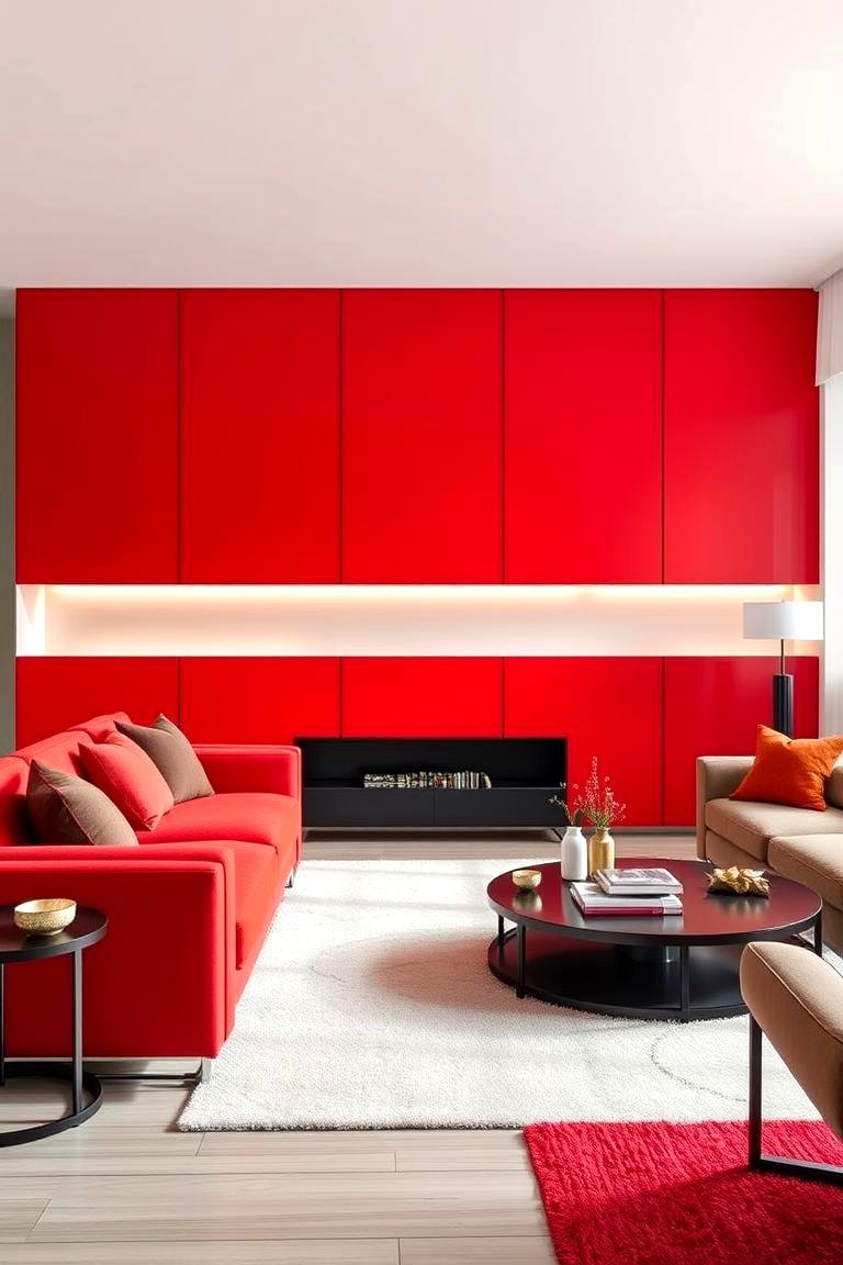 30 Red Living Room Ideas for Bold and Vibrant Spaces