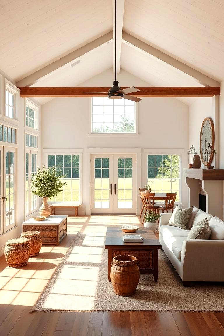 30 Farmhouse Sunroom Ideas for Cozy and Light-Filled Relaxation