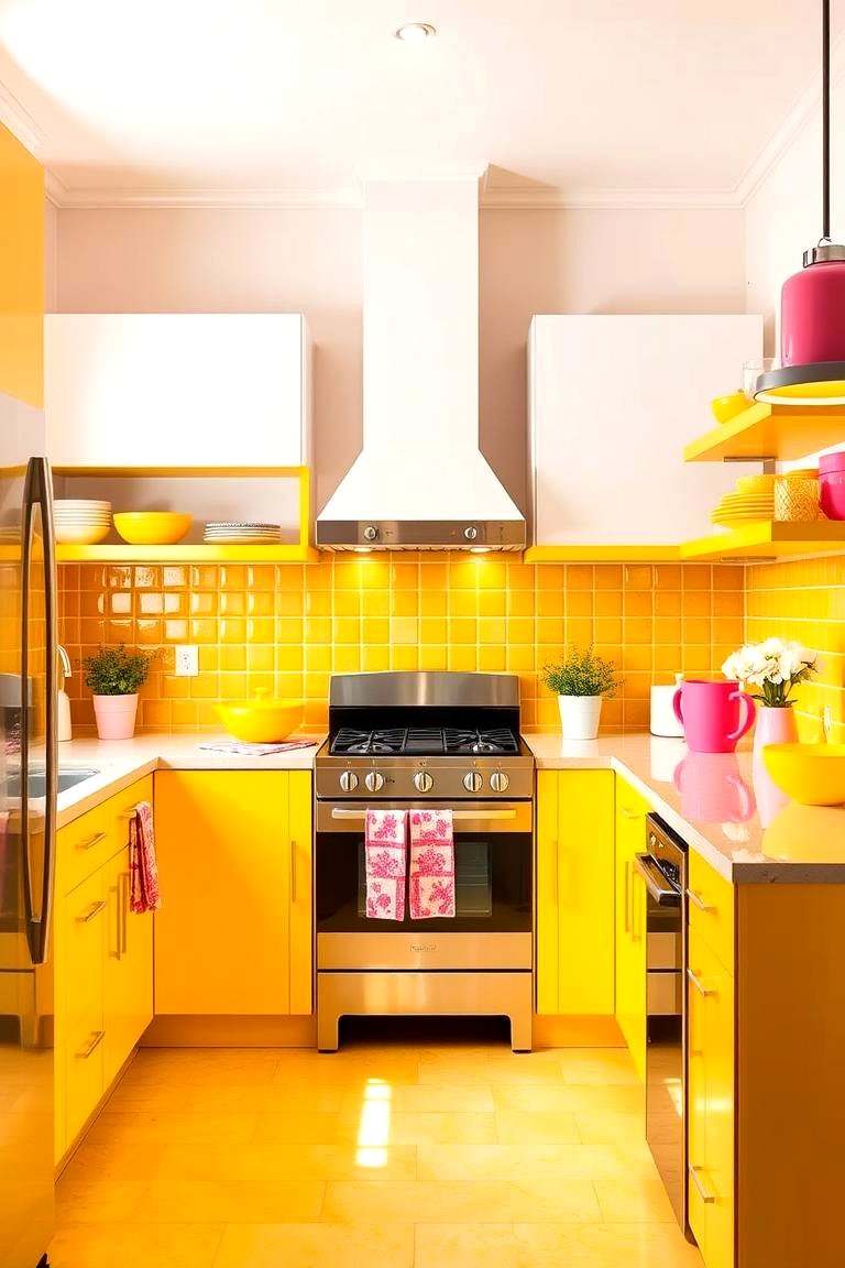 30 Yellow and Pink Decor Ideas: Vibrant Home Accents