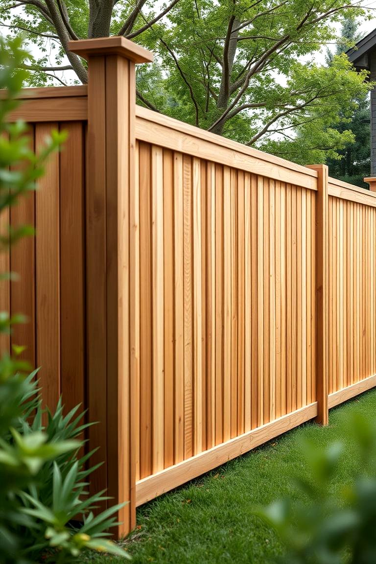 30 Durable Cedar Fence Ideas to Enhance Privacy and Style