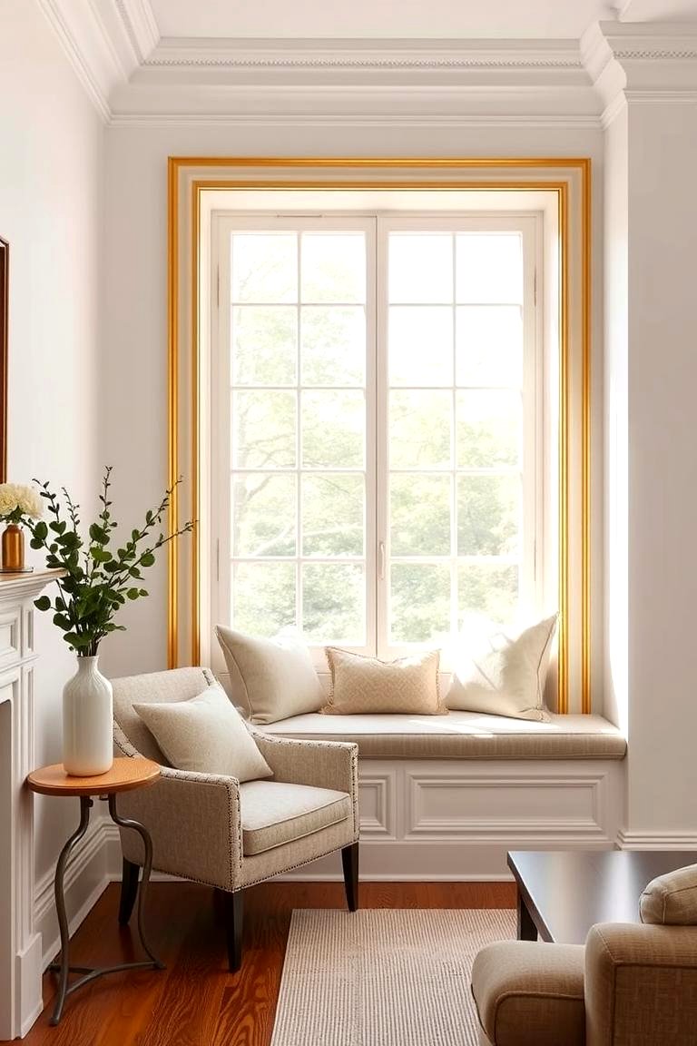 30 Elegant Cream & Gold Living Room Themes for Luxe Interiors