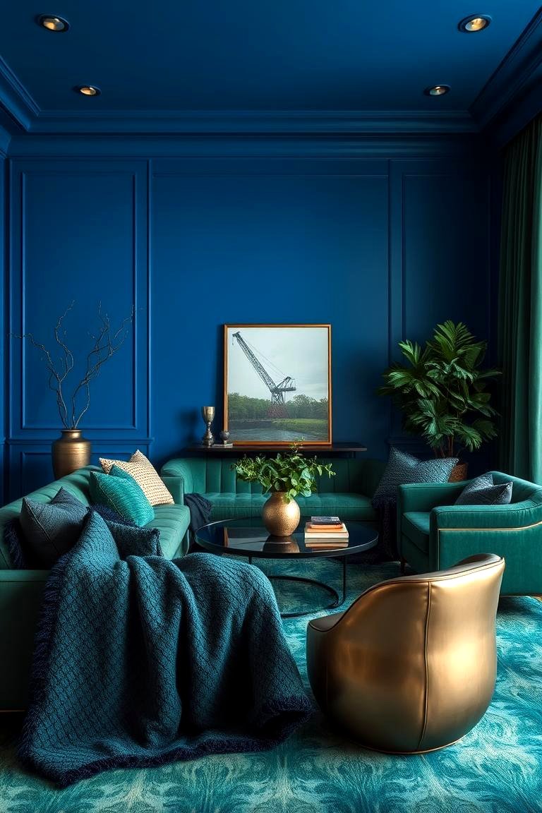 30 Refreshing Blue and Green Color Combos for Home Decor