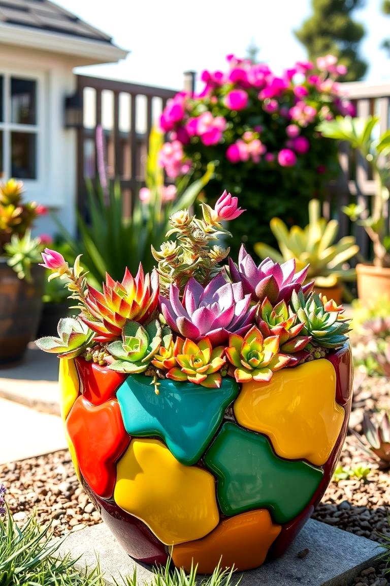 30 Outdoor Succulent Container Ideas for Easy Gardening