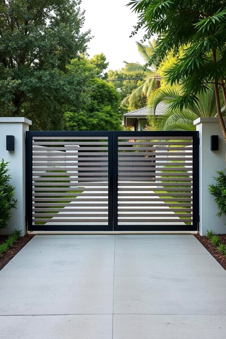 30 Stylish Driveway Gate Ideas for Curb Appeal