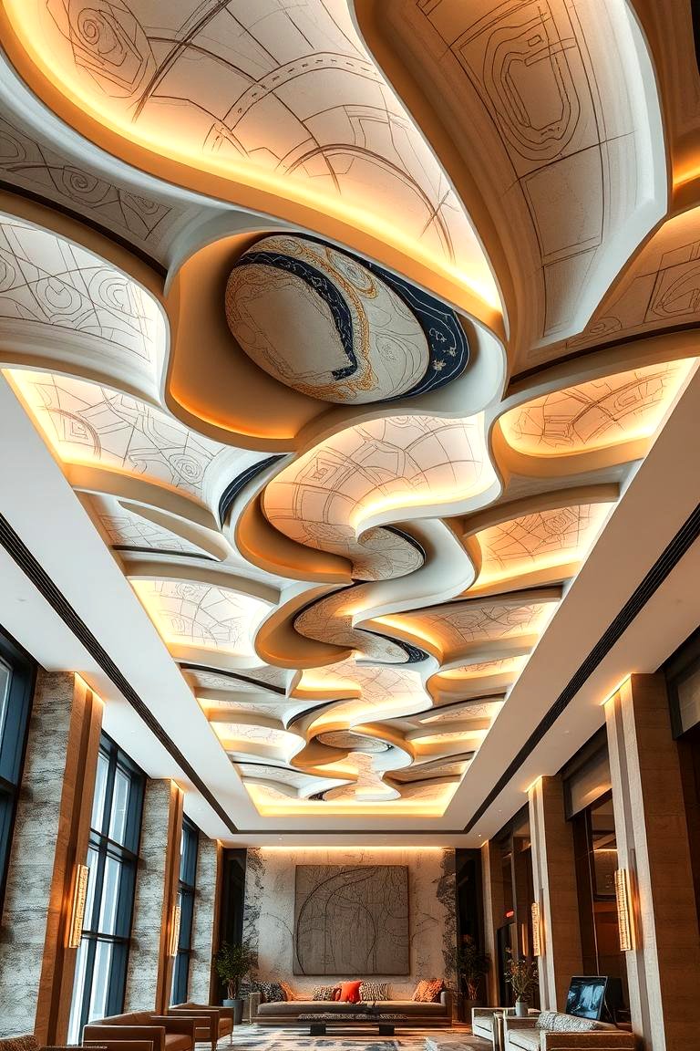 30 Pop Ceiling Design Ideas for Modern Home Interiors