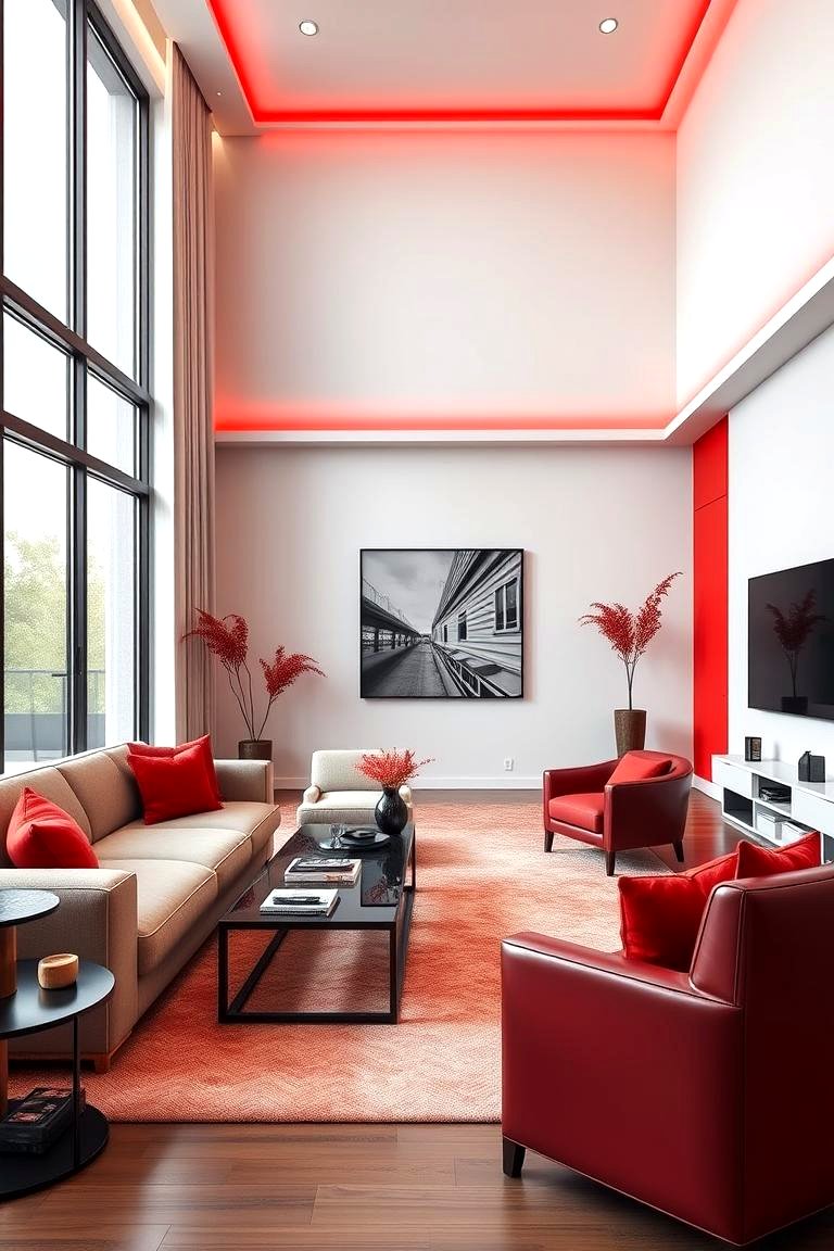 30 Red Living Room Ideas for Bold and Vibrant Spaces
