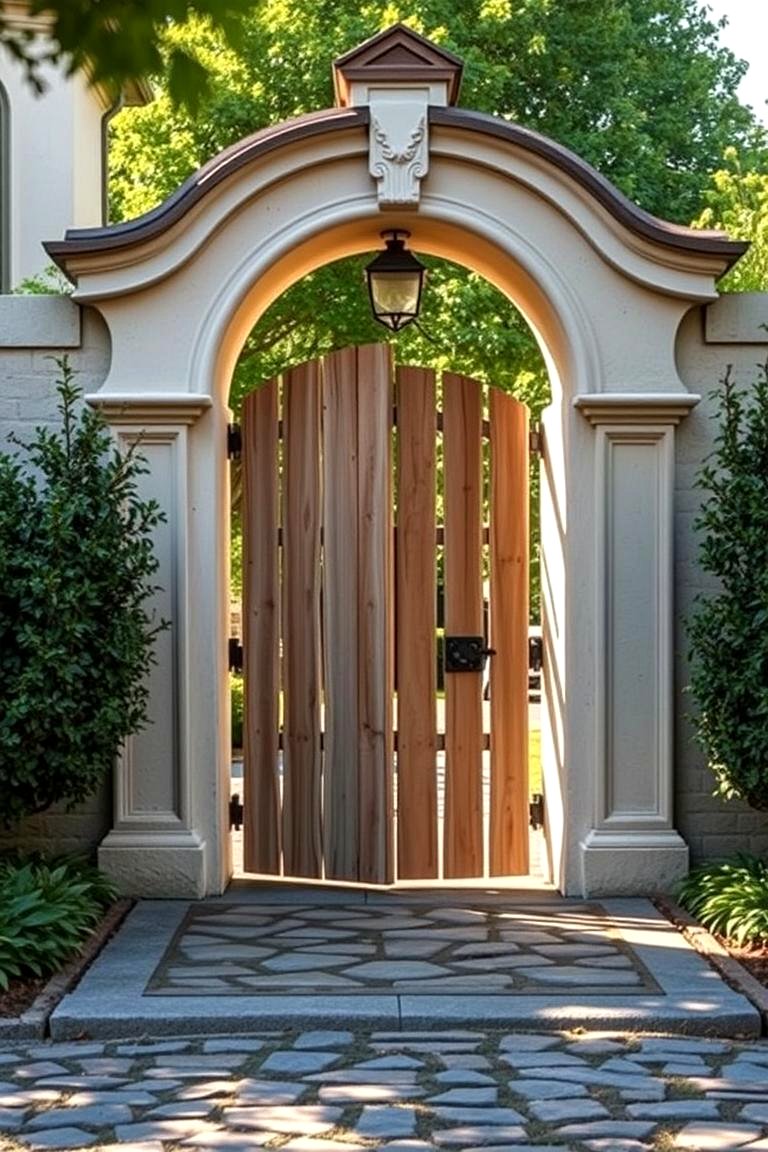 30 Inviting Front Gate Designs for Home Entrances