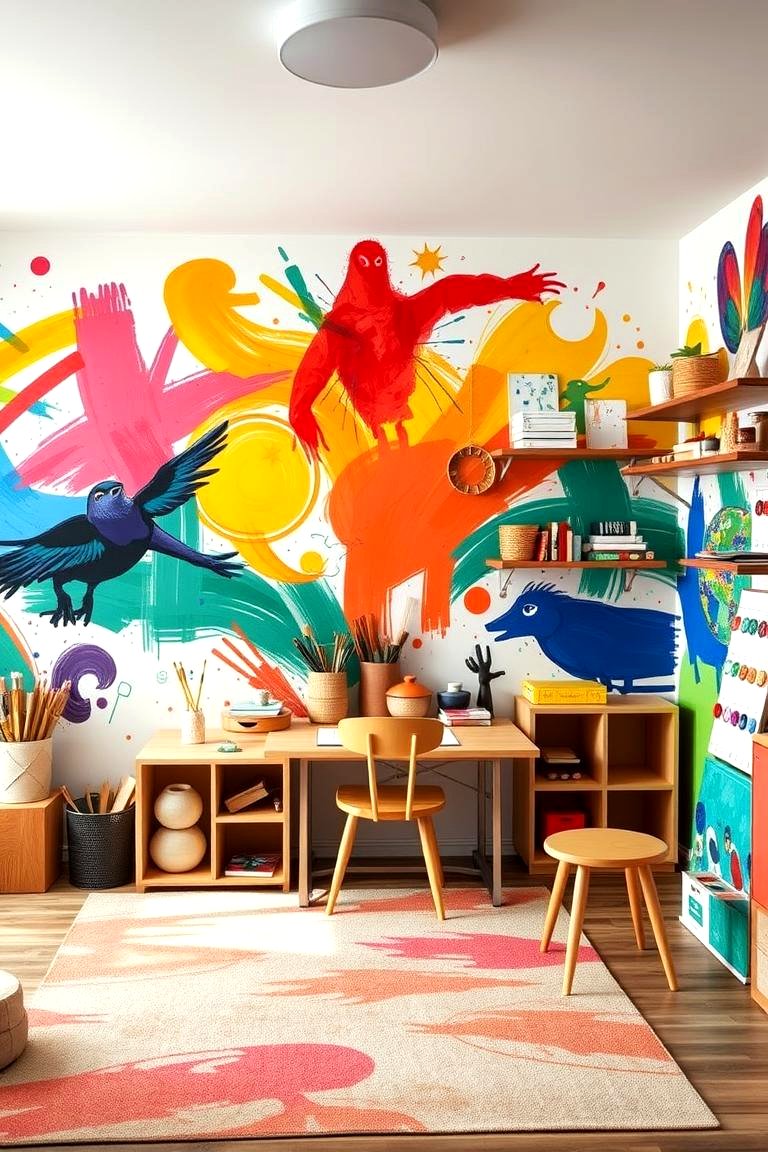 30 Interactive Mural Ideas: Transform Your Walls Creatively