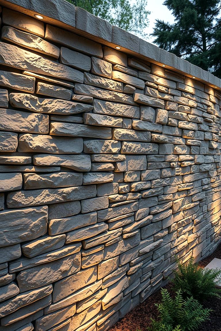 30 Natural Stone Wall Ideas for Rustic Outdoor Landscapes