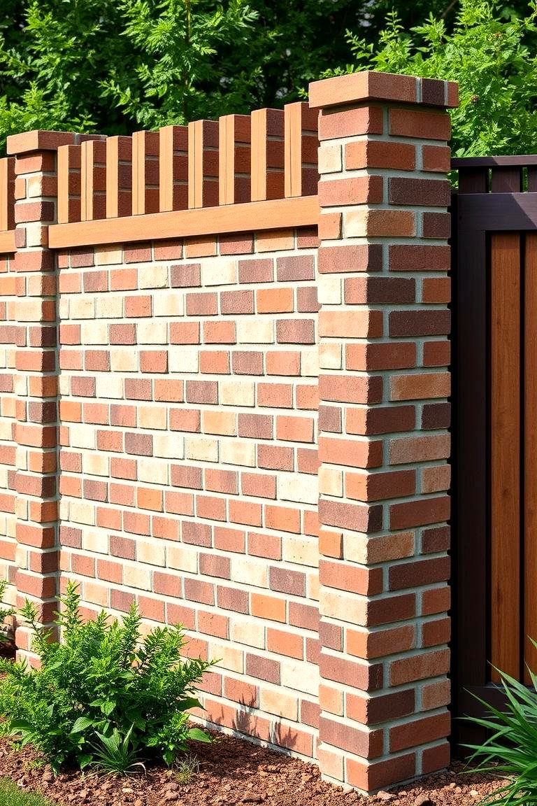 30 Classic Brick Fence Ideas for Timeless Outdoor Security & Charm