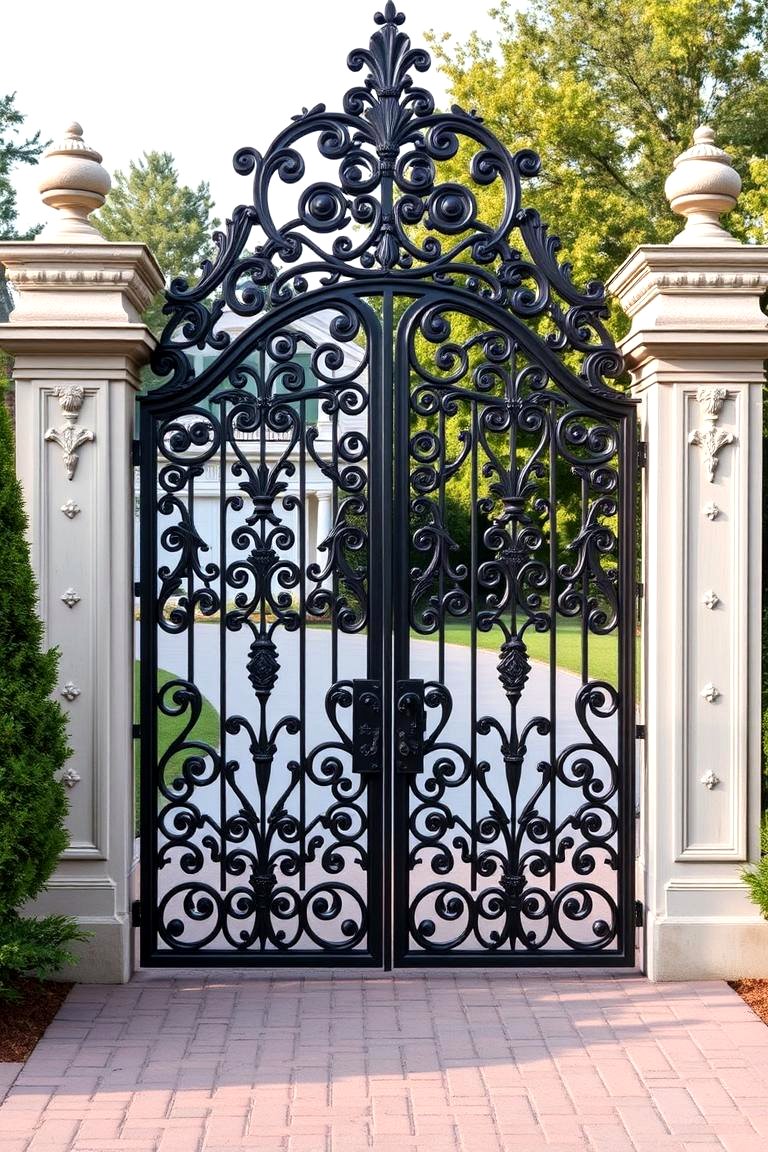30 Stylish Driveway Gate Ideas for Curb Appeal