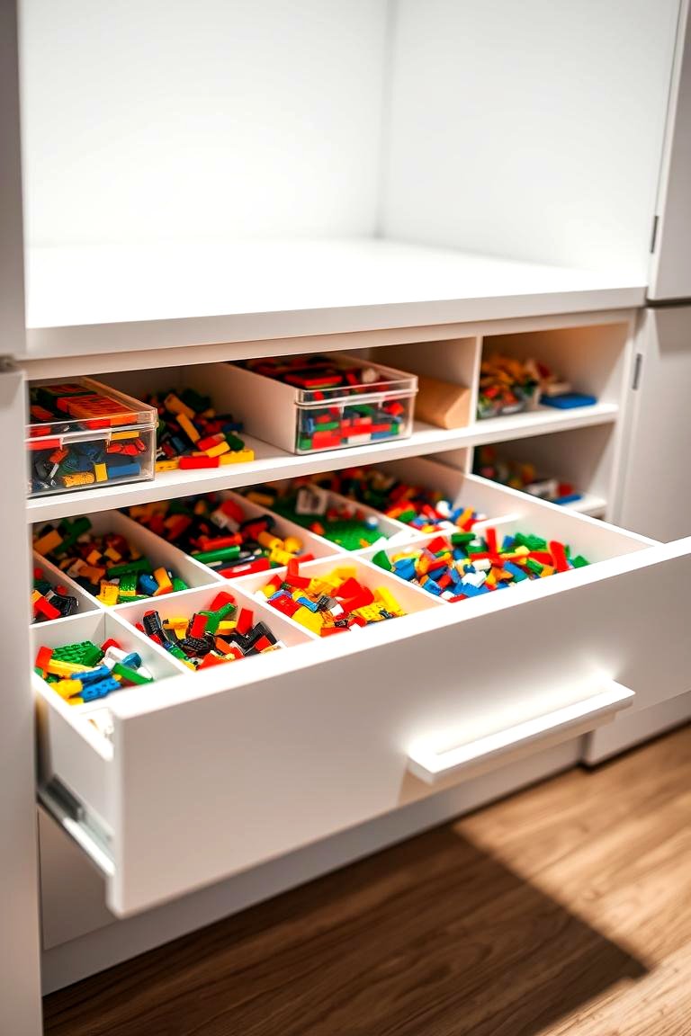 30 Creative Lego Storage Ideas to Organize Kids' Spaces