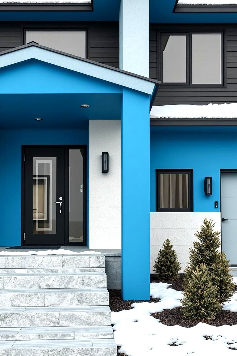 30 Serene Blue Exterior House Colors to Boost Curb Appeal