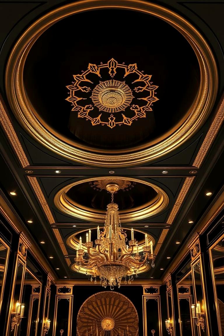 30 Modern Black Ceiling Design Ideas for Dramatic Interiors