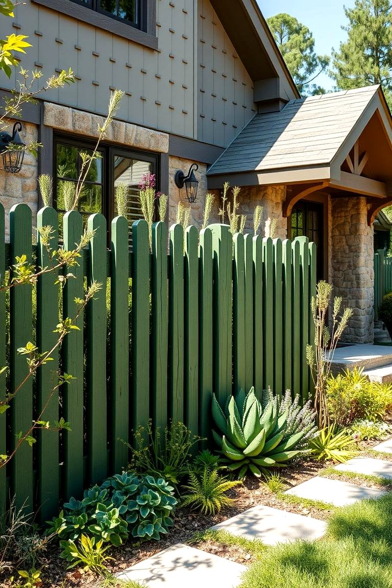30 Best Fence Paint Colors for Outdoor Style
