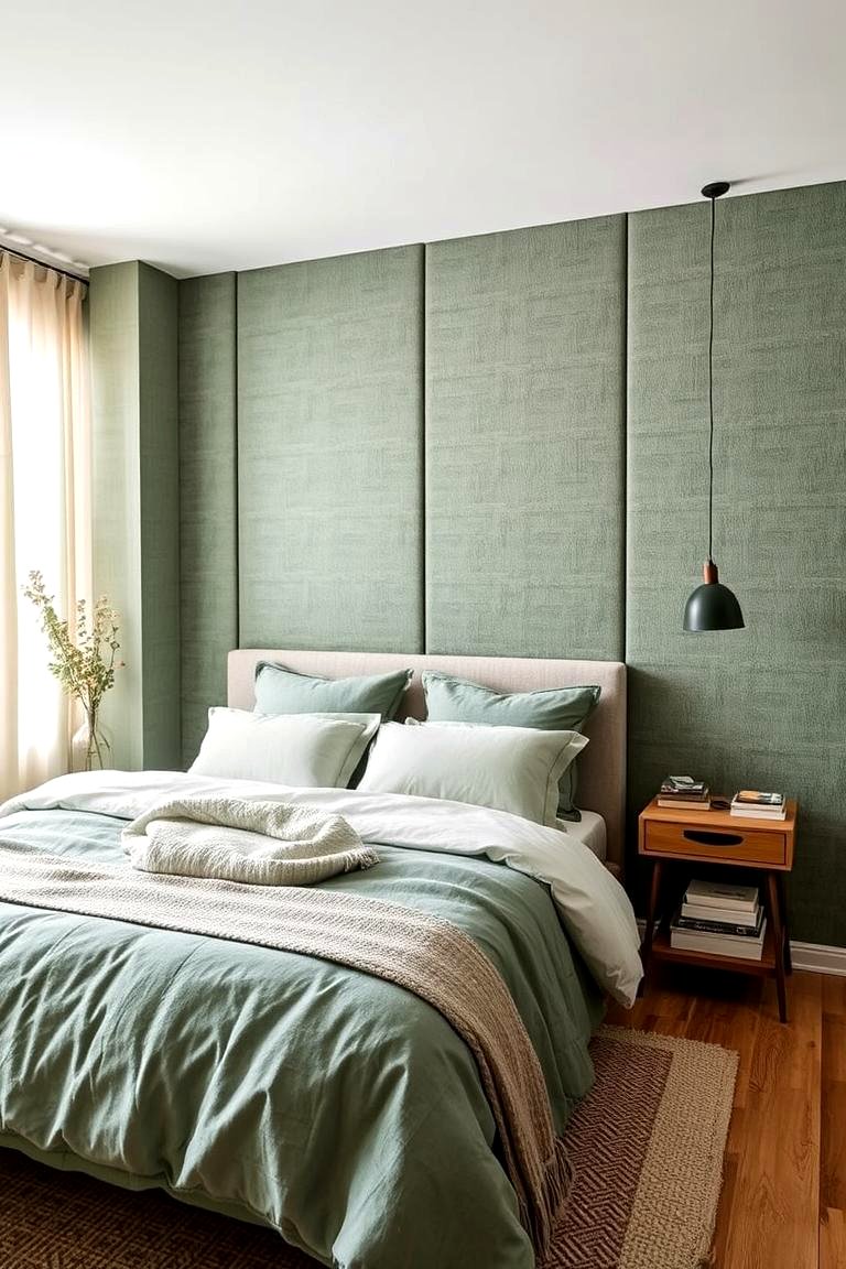 30 Green Panelling Ideas for a Serene Bedroom