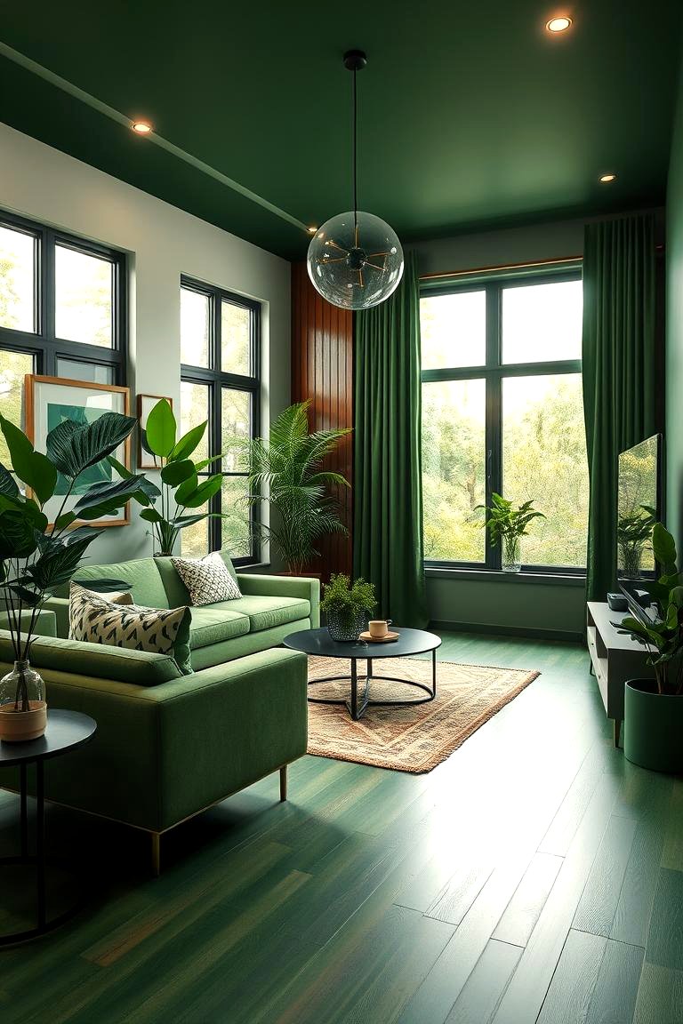 30 Forest Green Living Room Ideas for Nature-Inspired Interiors