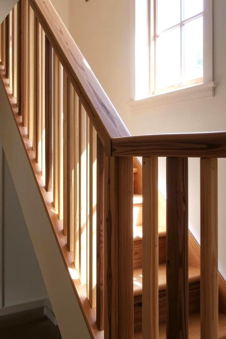 30 Wood Stair Railing Ideas for Warm Architectural Detail
