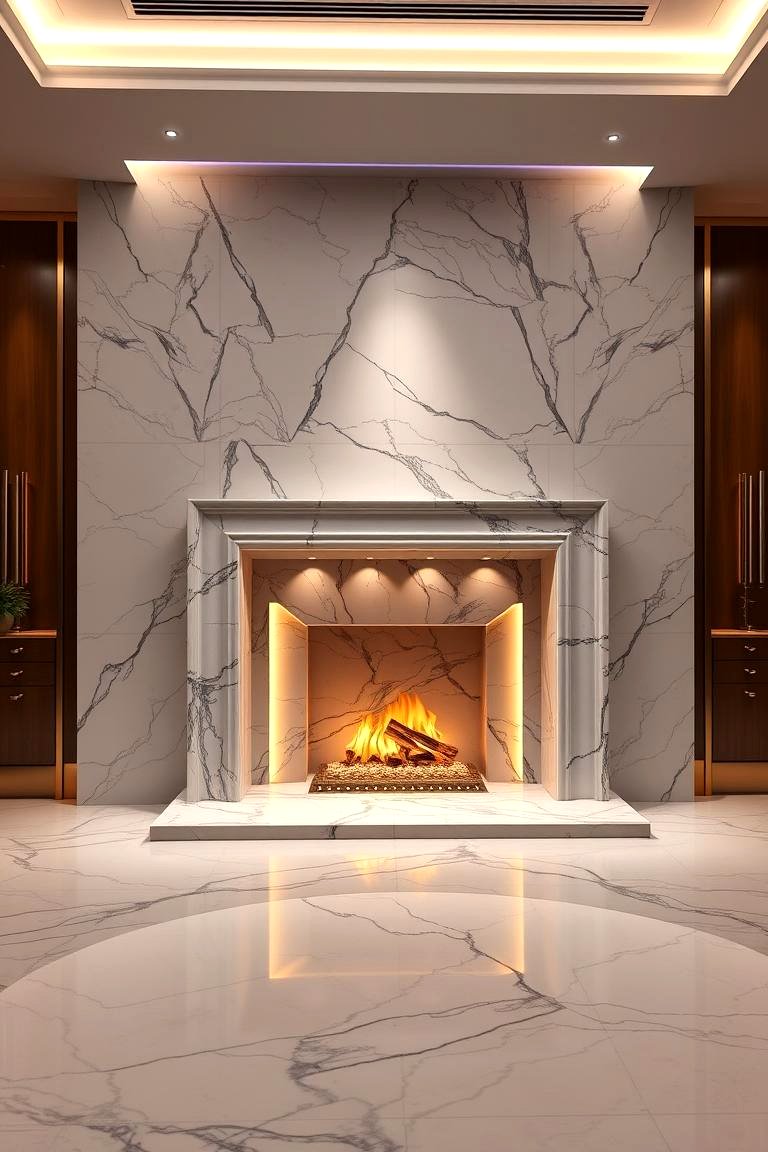 30 Faux Fireplace Ideas to Add Warmth Anywhere