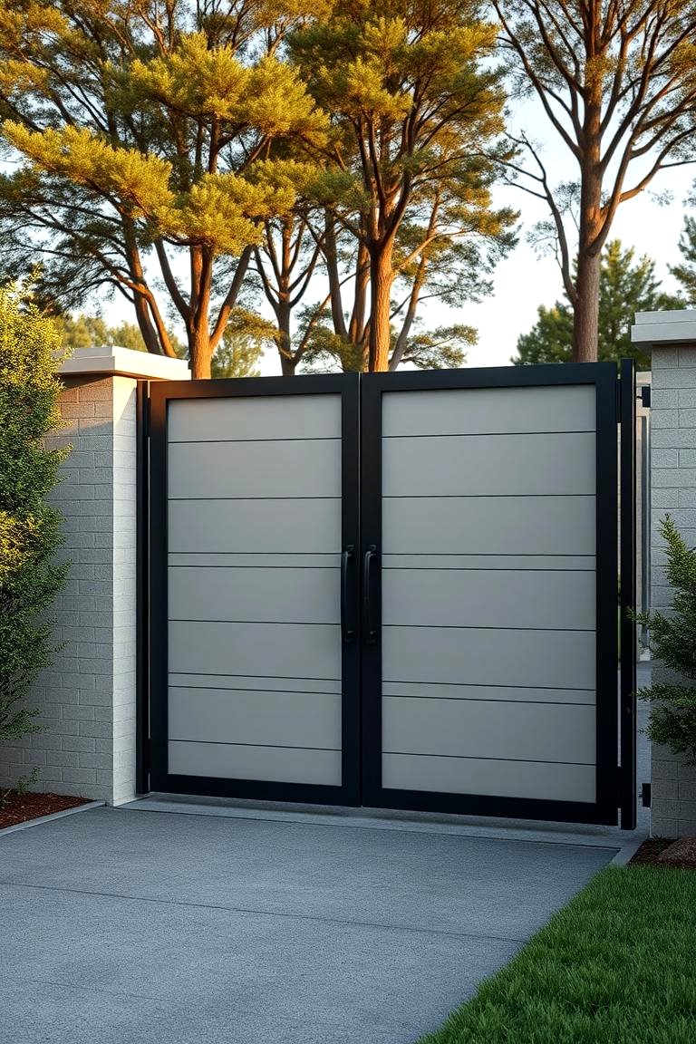 30 Stylish Driveway Gate Ideas for Curb Appeal