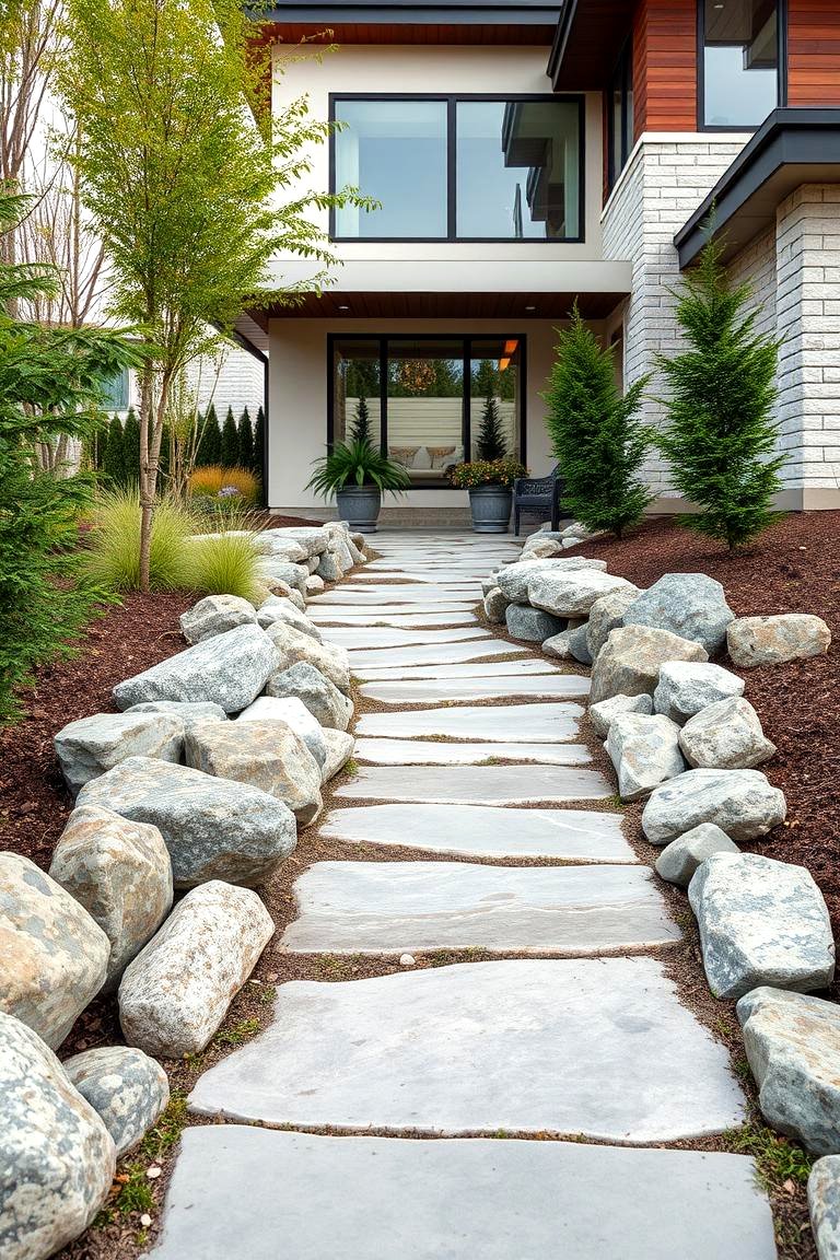 30 Rock Walkway Ideas to Elevate Your Garden Design