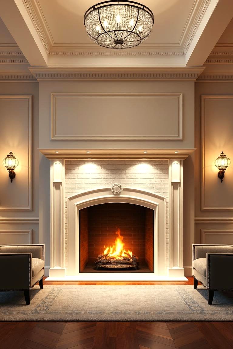 30 White Brick Fireplace Ideas for Timeless Living Rooms