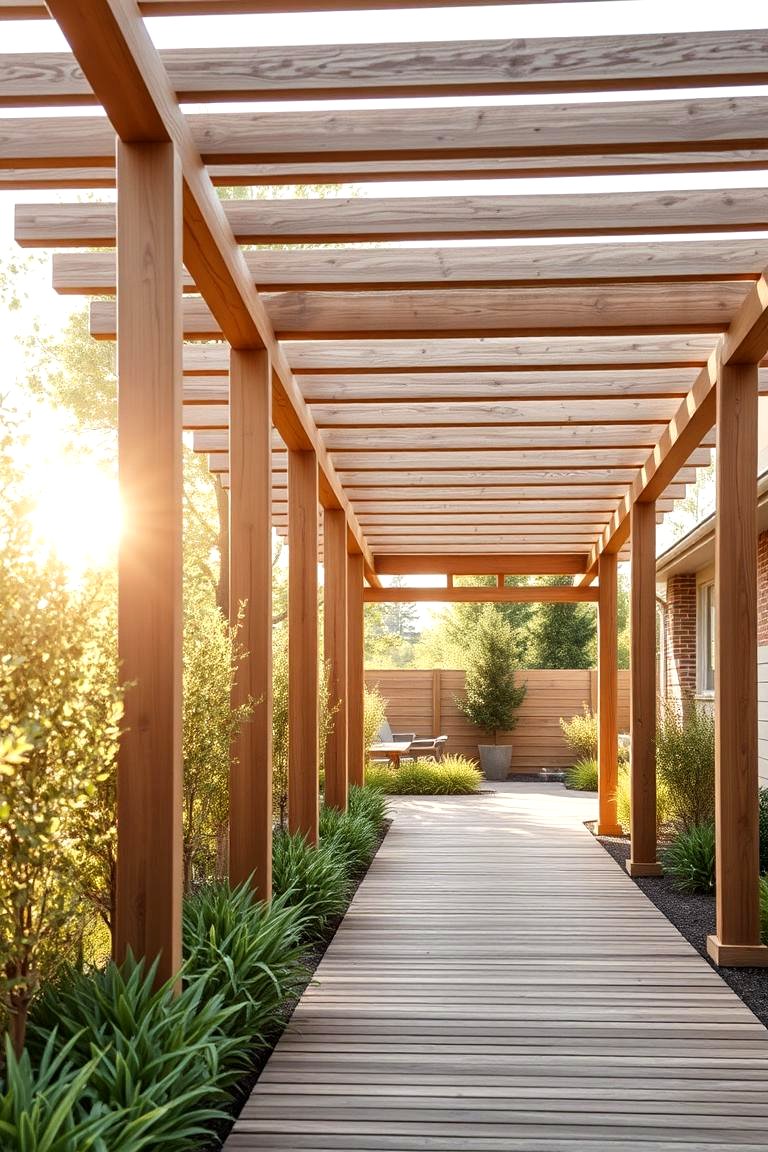 30 Wooden Walkway Ideas for Gardens and Outdoor Paths