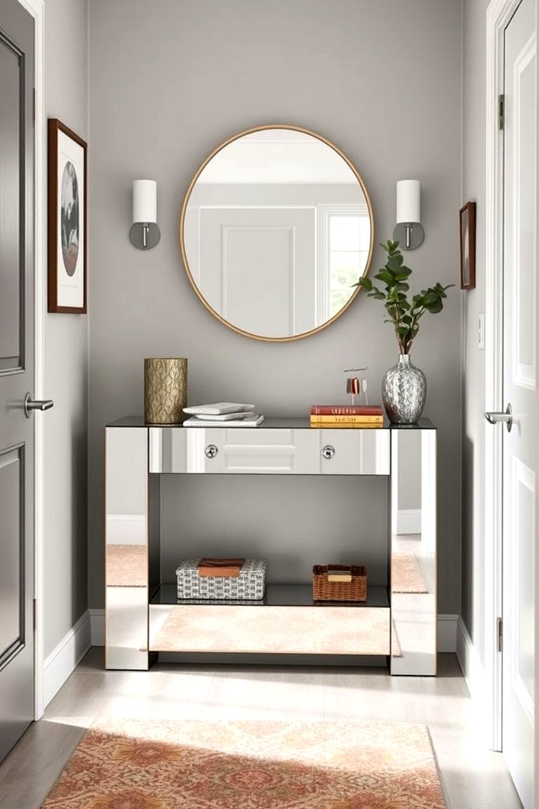 30 Statement Entryway Mirror Ideas to Brighten Narrow Spaces