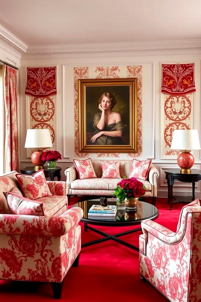 30 Red Living Room Ideas for Bold and Vibrant Spaces
