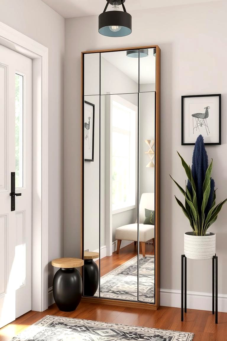 30 Statement Entryway Mirror Ideas to Brighten Narrow Spaces