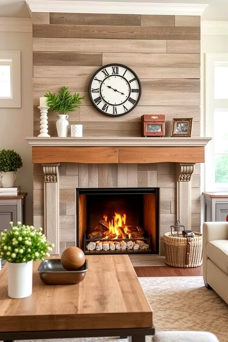 30 French Country Fireplace Ideas: Rustic Charm