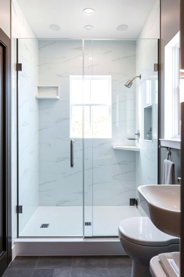 30 Space-Efficient Corner Shower Ideas for Modern Bathrooms