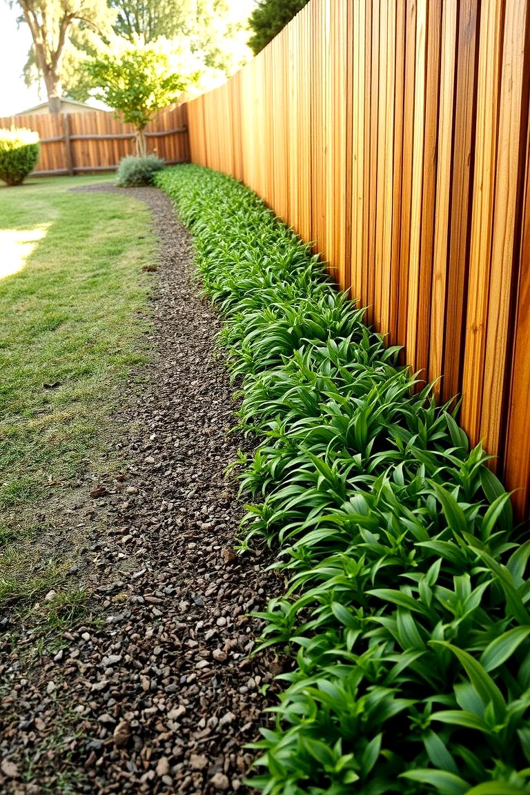 30 Simple Fence Line Landscaping Ideas for Curb Appeal