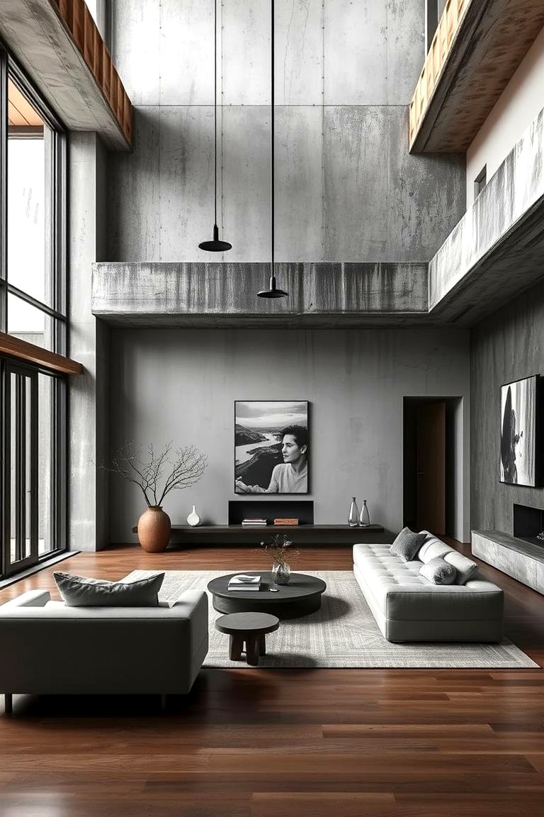 30 Bold Brutalist Interior Design Concepts for Modern Spaces