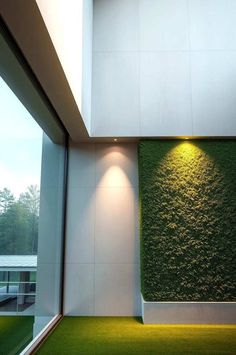 30 Artificial Grass Wall Design Ideas for Urban Oasis