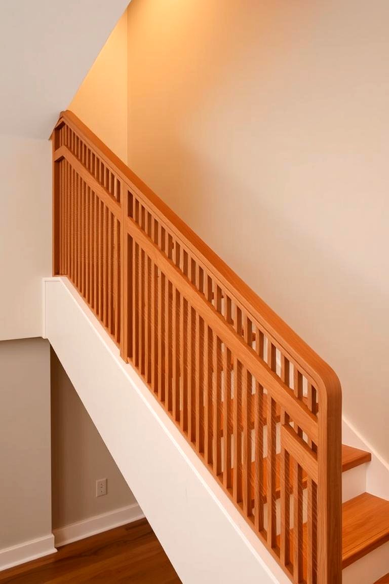 30 Wood Stair Railing Ideas for Warm Architectural Detail