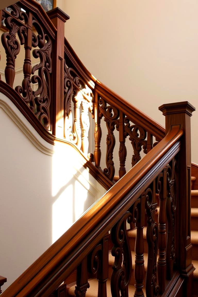 30 Wood Stair Railing Ideas for Warm Architectural Detail