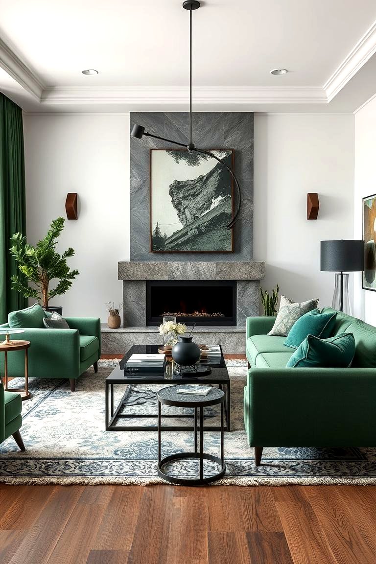 30 Forest Green Living Room Ideas for Nature-Inspired Interiors