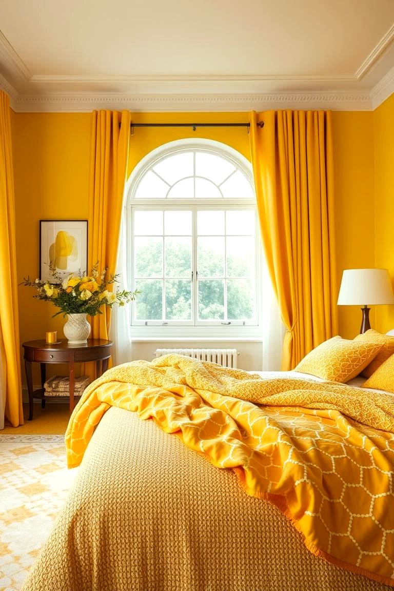 30 Yellow Bedroom Ideas to Brighten Your Sleep Space